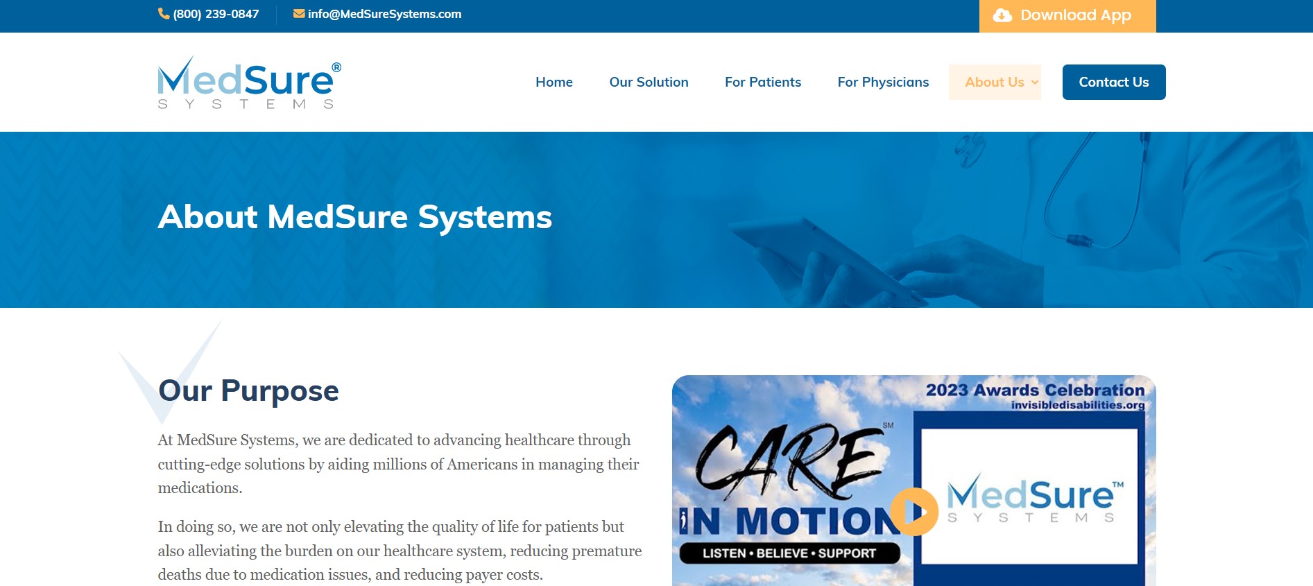 MedSure® Systems | About Us