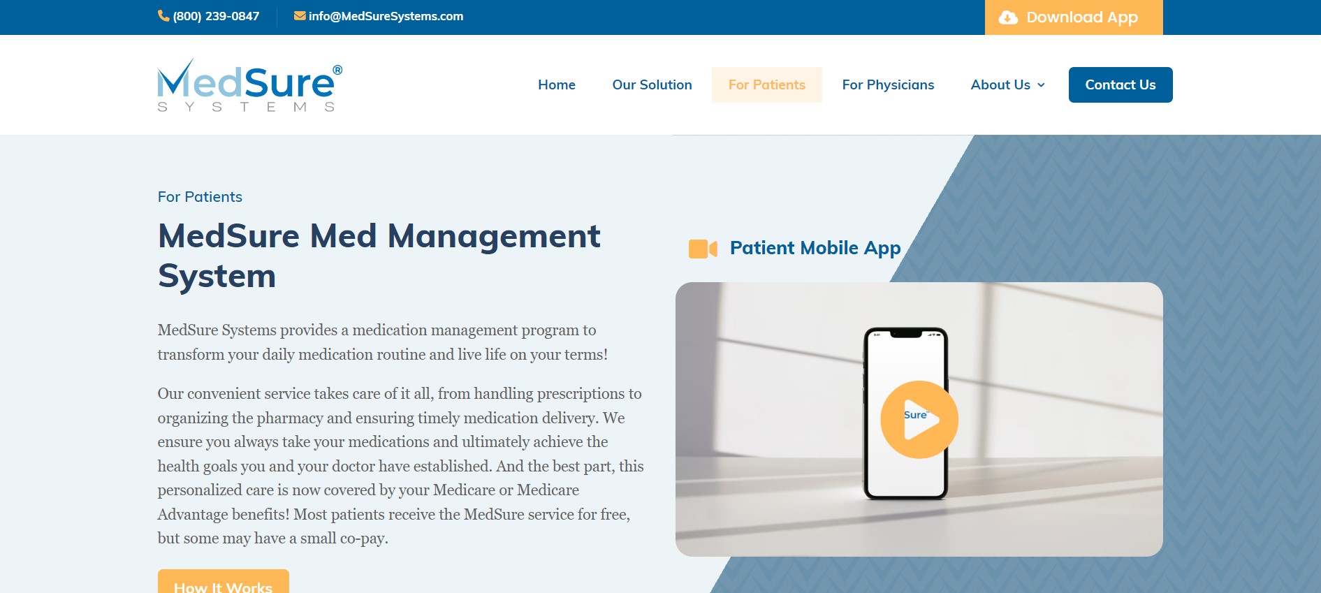 MedSure® Systems | For Patients